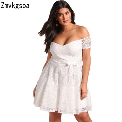 Zmvkgsoa Ladies Black White Red Big Plus Size Xxxl A Line Dresses For