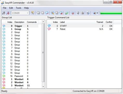 Getting Started With Easyvr Commander The Engineering Projects