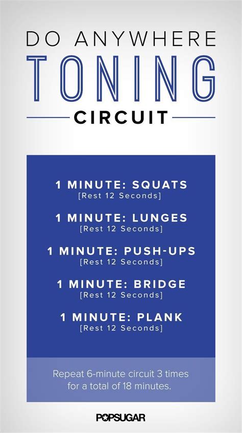 Tone Your Whole Body With This 6 Minute Do Anywhere Workout Circuit