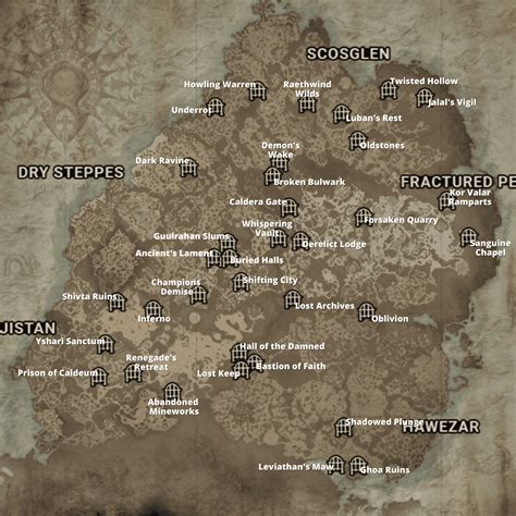 Diablo 4 Rogue Dungeons Aspects And Locations