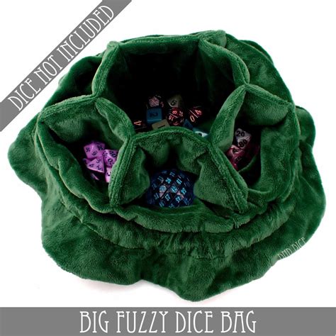 Big Fuzzy Dice Bag 7 Colors