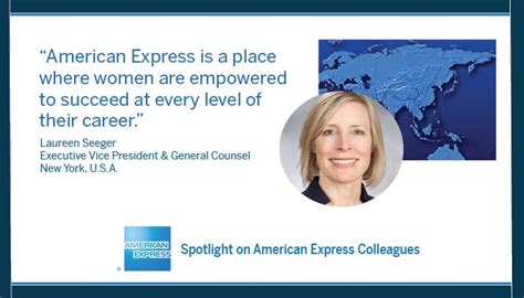 Laureen Seeger Discusses How All Women Can Grow At American Express American Express