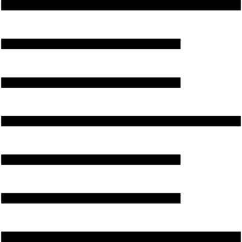 Left Alignment Free Icon