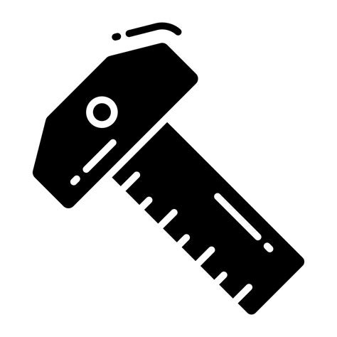 T Scale Vector Design In Trendy Style Measurement Tool 23092117 Vector