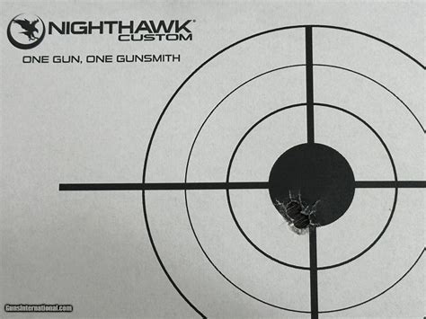 New Nighthawk Custom Chairman 6 Long Slide 9mm 1911 Gold Nitride
