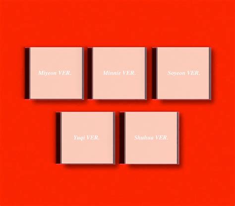 Gi Dle 5th Mini Album I Love Jewel Case Ver Choice Music La