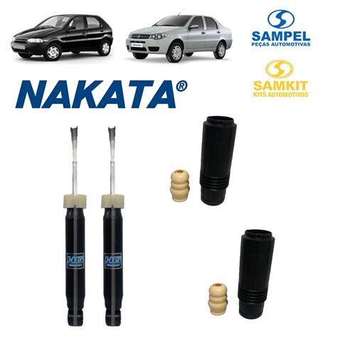 Kit Amortecedor Traseiro Nakata Palio Siena Bordipe As