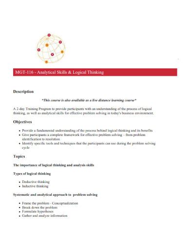 34 Analytical Skills Examples Pdf Docs Examples