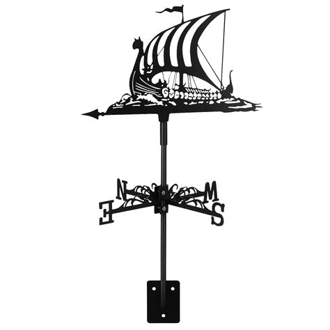 Salinist Weathervane Sailing Ship Wind Indicator Iron Wind Direction