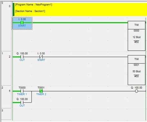 Instruksi Timer Pada PLC Omron