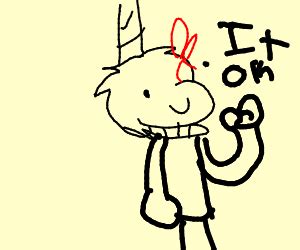 Sayori Hanging Herself Drawception