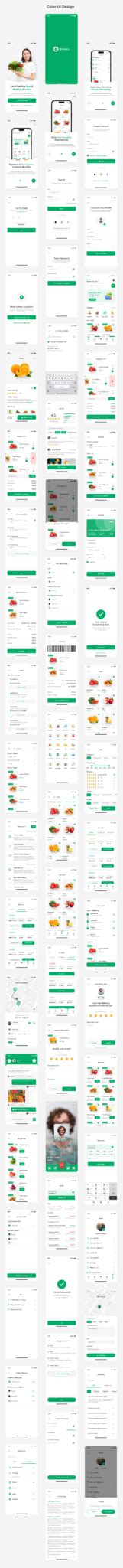 Grocery Delivery App UI Kit Screens Figma Insight Lancer