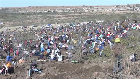 South Africa Diamond Rush Hits Ladysmith Village World News Sky News