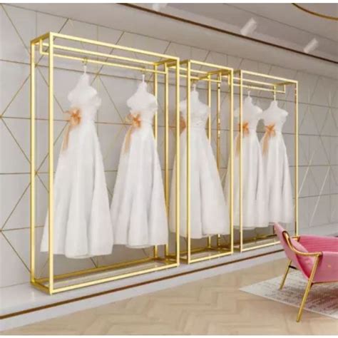 Jual Rak Display Baju Butik Besi Tall Tatakan Bawah Hpl Motif Marble