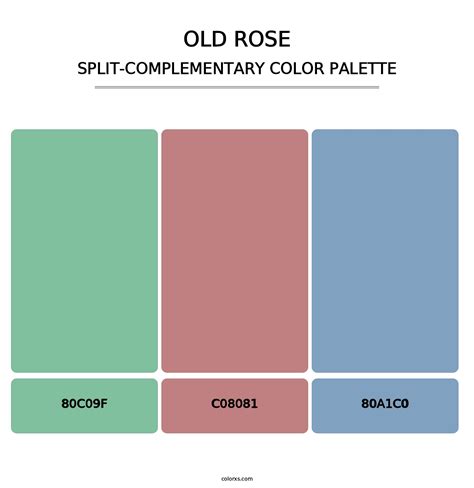Old Rose Color Palettes