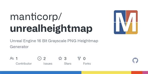Github Manticorpunrealheightmap Unreal Engine 16 Bit Grayscale Png