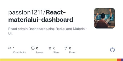 GitHub Passion1211 React Materialui Dashboard React Admin Dashboard