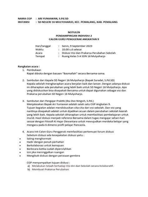 notulen pi 2 pdf