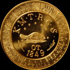 1959 Oregon Statehood Centennial Oregon Beaver SCD So Called Dollar