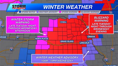 Blizzard Warning In Place As Snow High Winds Move In Early Wednesday