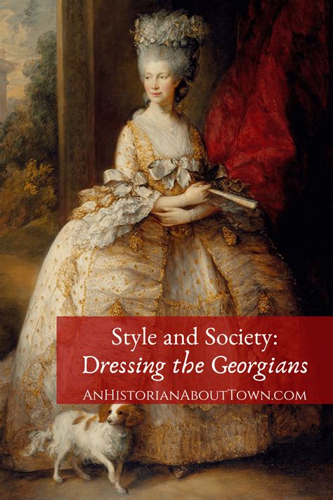 Style Society Dressing The Georgians An Historian About Town