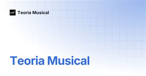 Teoria Musical Teoria Musical