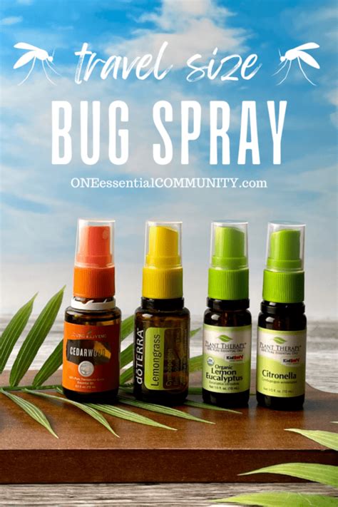 Travel Size Bug Spray Made With Essential Oil One Essential Community