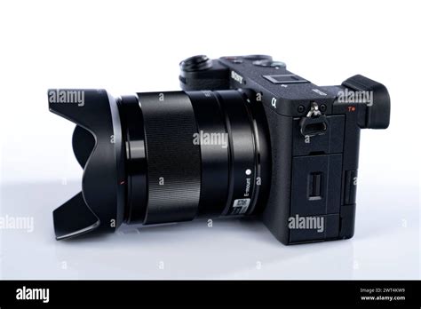 APS C Mirrorless Sony A6700 Photo Camera With The Sony FE 28 Mm F2 Lens