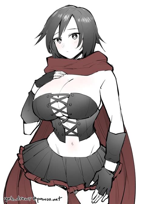 Ruby Rose Rwby Drawn By Ge B Danbooru