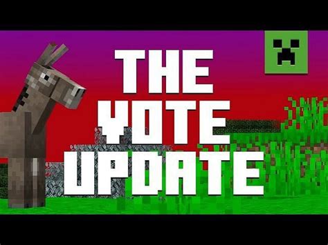 Minecraft Reveals The Vote Update For April Fool S Day