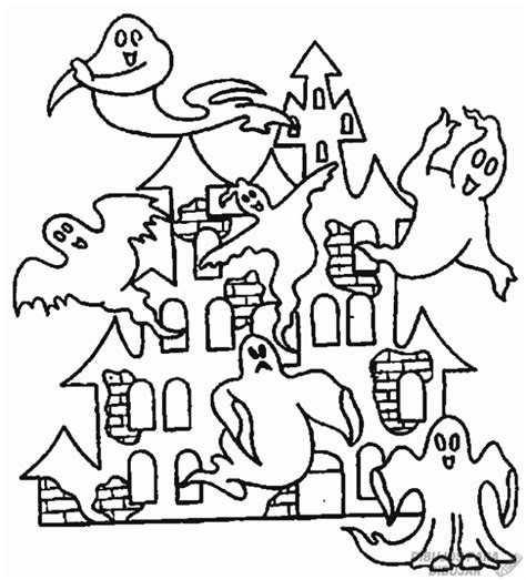 ᐈ Dibujos De Casas Embrujadas【90】para Este Halloween