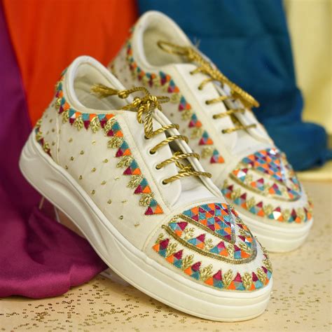 Bridal Sneakers Online Buy Wedding Sneakers And Footwear For Bride