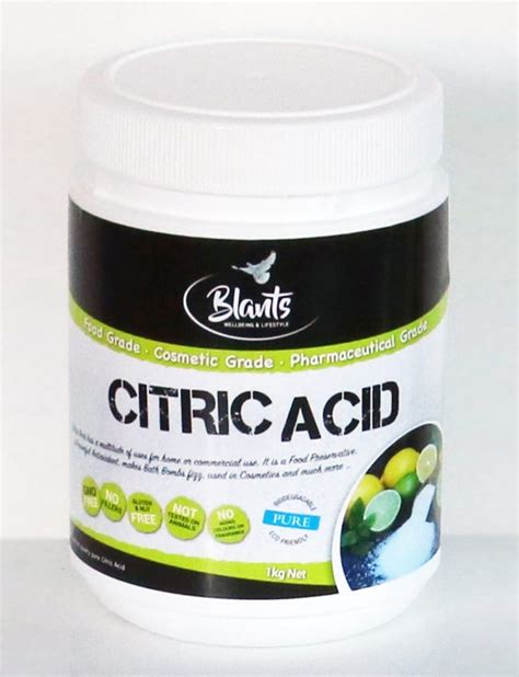 Citric Acid Blants New Zealand