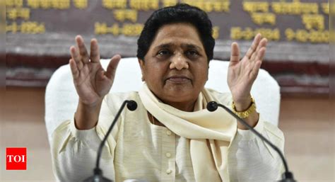 Bsp Chief Mayawati Says Sp And Bjp Collaborating To Divide People