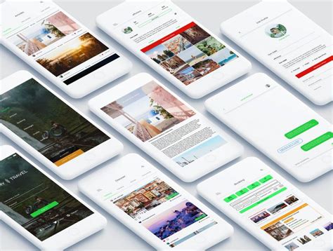 三款基于社交的ios应用程序，采用adobe Xd精心打造，豪华ui工具包 Nicepsd 优质设计素材下载站