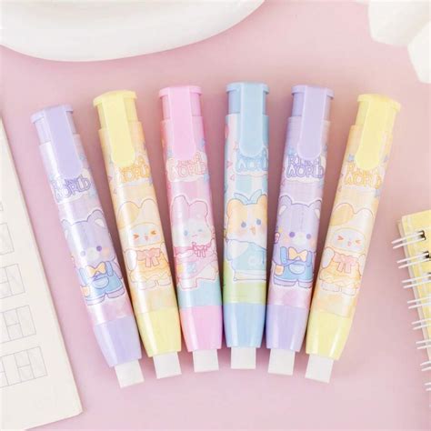 Push Pull Eraser Color Push Pull Eraser No Trace Small Debris