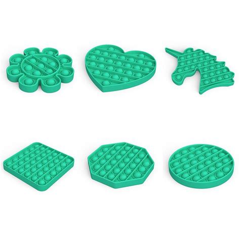 Silicone Push Pop Bubble Sensory Fidget Toy Autism Vicedeal