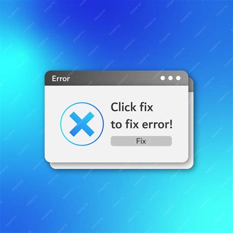 Premium Vector Free Vector Flat Design Computer Pop Up Error Message