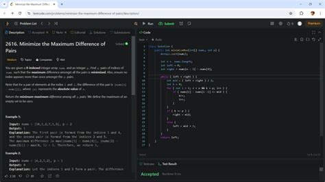 How To Minimize The Maximum Difference Of Pairs Boina Sowmya Posted