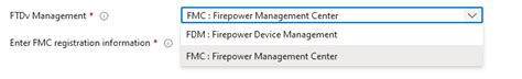 使用模板从azure应用商店部署fdm vm cisco