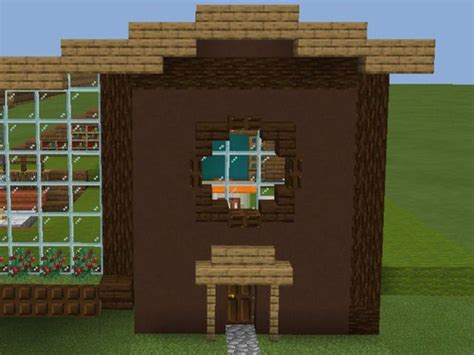 Circular Window Using Trapdoors Detailcraft Minecraft Circles Minecraft Blocks Minecraft