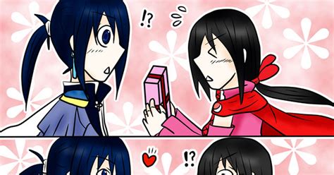 Fantasycross 【創作】あまあまなバレンタイン 哀里煉歌企画は身内のみのイラスト Pixiv