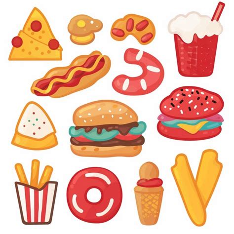 스 음식 터 일러스트레이션 만화 디자인 고립 된 배경 식사 그래픽 로고 아이콘 프리미엄 Ai 생성 벡터