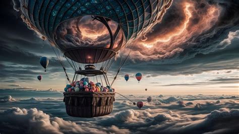 A Balloon That Has The Words Balloons On It Premium AI Generated Image