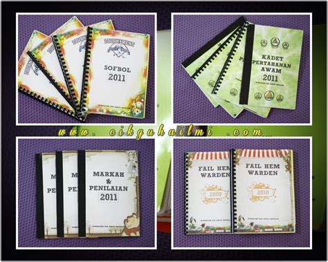 Contoh Muka Depan Folio Yang Kreatif 37 Templat Muka Depan Cover Fail