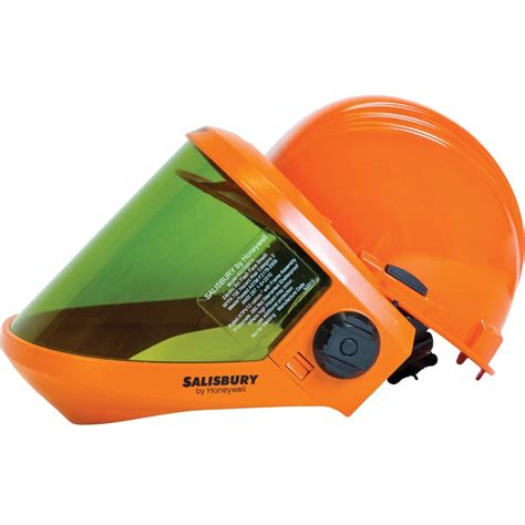 Orange Plastic Honeywell Arc Flash Protection Face Shield For