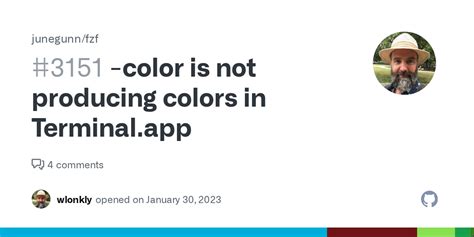 Color Is Not Producing Colors In Terminalapp · Issue 3151 · Junegunnfzf · Github