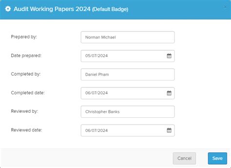 audit workpapers simple fund 360 knowledge centre