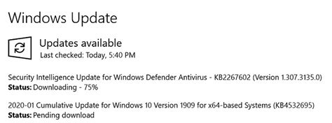 KB4532695 CU Win 10 V1903 Build 18362 628 V1909 Build 18363 628