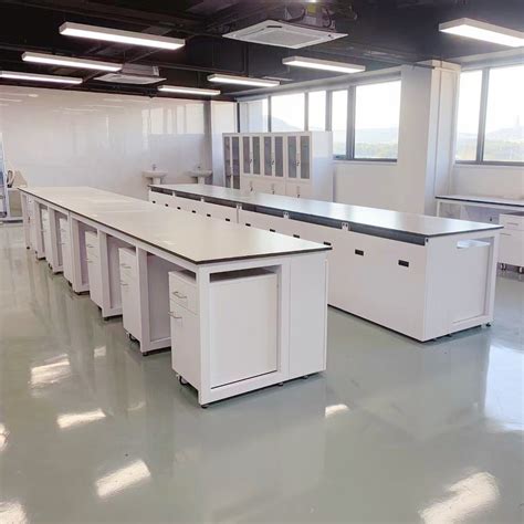 Lab Modular H Frame Bench Lab Casework Furniture With Castor Wholesale